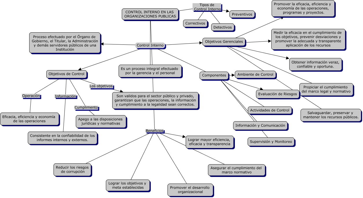 CONTROL INTENO EN LAS ORGANIZACIONES PUBLICAS